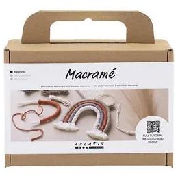 Creativ Company DIY Sets Macram&eacute; Mini Kreativ Set Macram&eacute;, Regenbogen, Kreativ Box