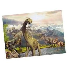 Tischsetmacher Tischset f&uuml;r Kinder Dinosaurier, aus hochwertigem Vinyl , 44 x 32 cm
