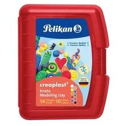 Pelikan Kinderknete Creaplast&reg; 10 Farben im roten Etui, 240g
