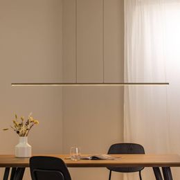 LED-H&auml;ngeleuchte BAR, olivgr&uuml;n, L&auml;nge 150 cm, Metall, 32 W