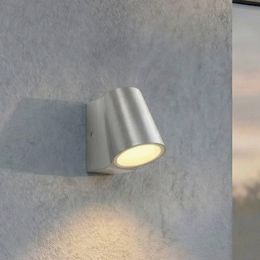 LINDBY LED-Au&szlig;enwandleuchte Illuvia, aluminium, IP54