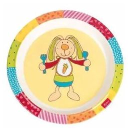 Sigikid 25388 - Teller Hase Rainbow Rabbit Kinderbunt