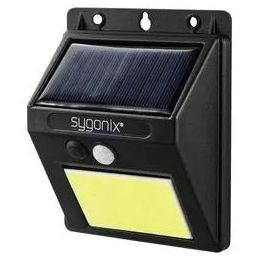 sygonix SY-5626572 Solar-Wandstrahler mit Bewegungsmelder LED LED fest eingebaut 0.5 W Schwarz