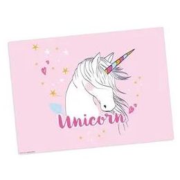 Tischsetmacher Tischset f&uuml;r Kinder Unicorn, aus hochwertigem Vinyl , 44 x 32 cm