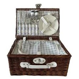 HTI-Living Picknickkorb f&uuml;r 2 Personen Finie Braun