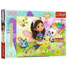 Trefl Glitter Puzzle 100 - Gabby's Dollhouse