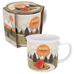Sheepworld Tasse Motiv Fernweh Berge, in Geschenkbox
