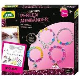 LENA Perlen Armb&auml;nder Unicorn, Faltschachtel