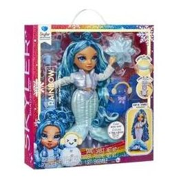 MGA Entertainment Rainbow High Winter Wonderland Doll- Skyler (Blue)