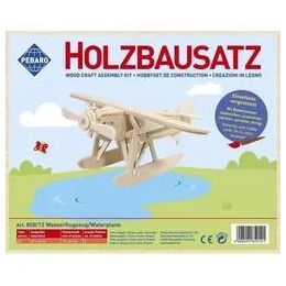 PEBARO 850/12 - Holzbausatz Wasserflugzeug, 30 Teile, Holzkonstruktion zum Zusammenstecken