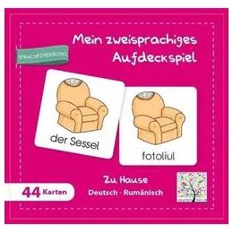 Mein zweisprachiges Aufdeckspiel Zu Hause Deutsch-Rum&auml;nisch (Kinderspiel)