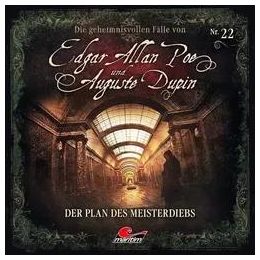 Die geheimnisvollen F&auml;lle von Edgar Allan Poe und Auguste Dupin - Der Plan des Meisterdiebs, 1 Audio-CD