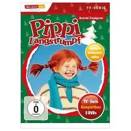 Pippi Langstrumpf TV-Serien Box - Christmas Limited Edition [5 DVDs]