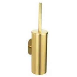 Wenko Turbo-Loc&reg; WC-Garnitur Mod. Orea Gold Matt geschlossen, Befestigen ohne bohren