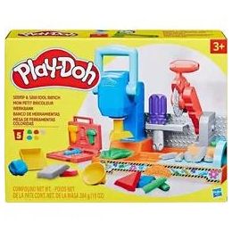 Hasbro F91415L0 - Play-Doh Werkbank, Kreativ-Spielset, Knete