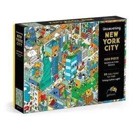 Abrams & Chronicle Books Uncovering New York City Search and Find 1000 Piece Puzzle