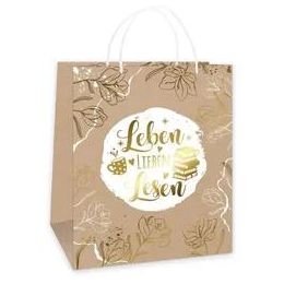 Tr&ouml;tsch Geschenktasche Leben, Lieben, Lesen