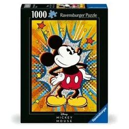 Ravensburger Puzzle 12000472 - Retro Mickey - 1000 Teile Mickey Mouse Puzzle f&uuml;r Disney-Fans ab 14 Jahren