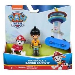 Spin Master PAW Patrol Hero Pups &ndash; Actionfiguren-Set mit 1 Marshall Hundefigur, 1 Danny X Figur und 1 Skateboard