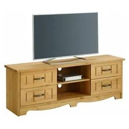 Lowboard OTTO HOME "Trinidad", beige (natur, ge&ouml;lt), B:148cm H:51cm T:37cm, Sideboards, Lowboard, Kommode, Breite 148 cm, mit 4 Schubladen