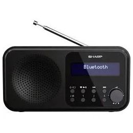 Sharp DR-P420 Tischradio DAB+, DAB, FM Bluetooth&reg;, USB Schwarz