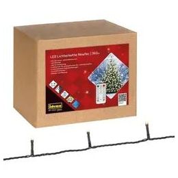 Idena Garten Zuckerstange 40 LED batteriebetrieben rot/wei&szlig; 38cm f&uuml;r Innen & Au&szlig;en