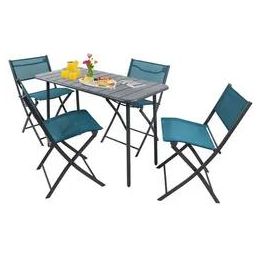 Vcm 5 tlg. Bistroset Balkonset Gartenset Sumila 110x55