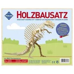 Pebaro 856/7 - Holzbausatz Dinosaurier Ouranosaurus, 38 Teile, Holzkonstruktion zum Zusammenstecken