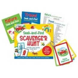 Seek-And-Find Scavenger Hunt Card Set - 2 Game Decks