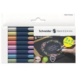 Schneider Metallic Rollerball Paint-It 050, 0.4mm, 8er Set