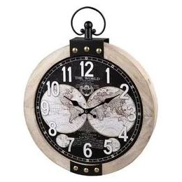 formano Wanduhr &Oslash; 40 cm Weltkarte