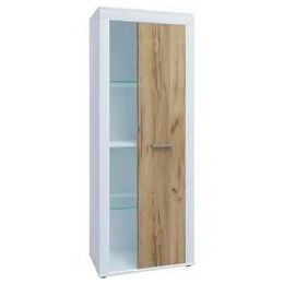 Vcm Schrank Vitrine Wohnzimmer Holz Glas Usilo