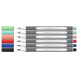 Schneider Brushpen Paint-It 070 sortiert, Karton-Etui 6er Set V2 5+1