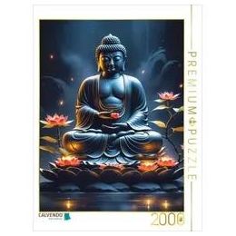 Calvendo Puzzle Buddha 2000 Teile Lege-Gr&ouml;&szlig;e 90x67cm Foto-Puzzle f&uuml;r gl&uuml;ckliche Stunden