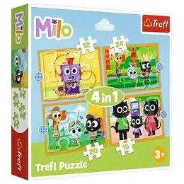 Trefl 4 in 1 Puzzle - MILO