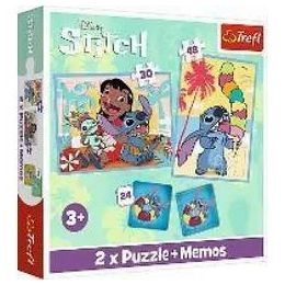 Puzzles - "2in1+memos" - Disney Lilo&Stitch