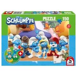 Schmidt Spiele KIPU150T.Schlumpfige Freunde mit Add-on (2 Figuren)