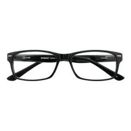 Lesebrille ROBERT, schwarz, +2.00 dpt mit Etui