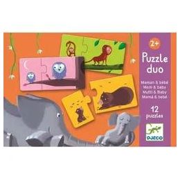 Djeco Puzzle duo/trio Puzzle Duo Mama und Kind
