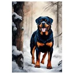 tredition Hund Notizbuch Winterzeit Weihnachten Rottweiler mit 55 lustigen Motivationsspr&uuml;chen Lebensweisheiten Hundeliebe Geschenk Rottie Hunde