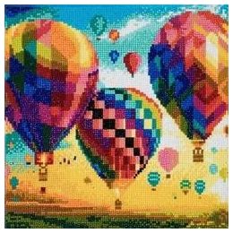 CRAFT Buddy Crystal Art CAK-A46 - Hot Air Balloons Kit, 30x30cm