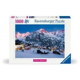 Ravensburger Erwachsenenpuzzle 1000 Teile - Berner Oberland, M&uuml;rren