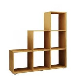 Vcm Holz Stand Treppenregal Regal 6 F&auml;cher Nitas