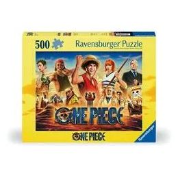 Ravensburger Erwachsenenpuzzle 500 Teile - One Piece - Die Abenteuer der Strohhutpiraten