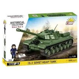Cobi Historical Collection 2590 - IS-3 Soviet Heavy Tank, Panzer, Bausatz 1:28, 1170 Klemmbausteine