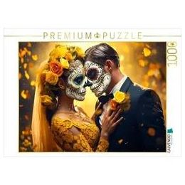 Calvendo Puzzle Ein Motiv aus dem Kalender Dia de los Muertos - Feier des Lebens und des Todes 1000 Teile Lege-Gr&ouml;&szlig;e 64x48cm Foto-Puzzle f&uuml;r gl&uuml;ckliche Stunden