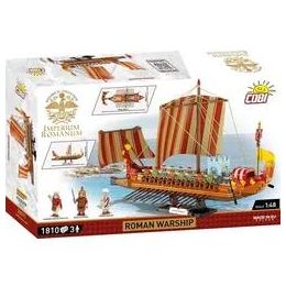 Cobi Imperium Romanum 20071 - Roman Warship, R&ouml;misches Kriegsschiff, Bausatz, 1810 Klemmbausteine/3 Figuren