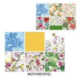 Idena Servietten Blumen 33x33cm sortiert