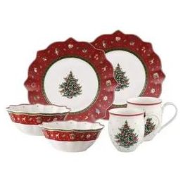 Villeroy & Boch Villeroy & Boch Toy's Delight Breakfast for 2 rot, Set 6tlg.