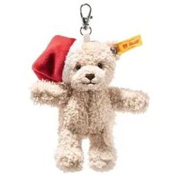 Steiff 122607 - Schl&uuml;sselanh&auml;nger Teddyb&auml;r Ben Cosy Christmas, beige,